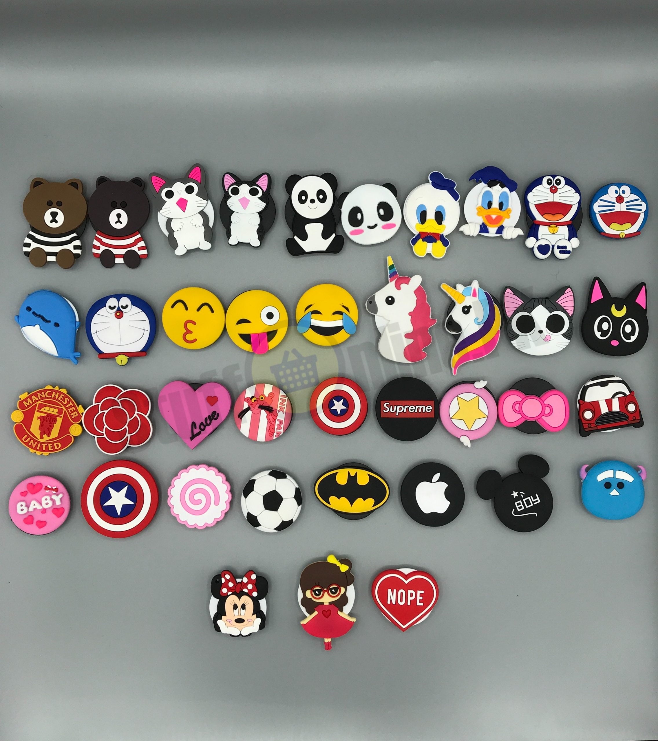 Cartoon Pop-sockets Girly fashion Pop Mobile Holders Mobile Phone Grip ...